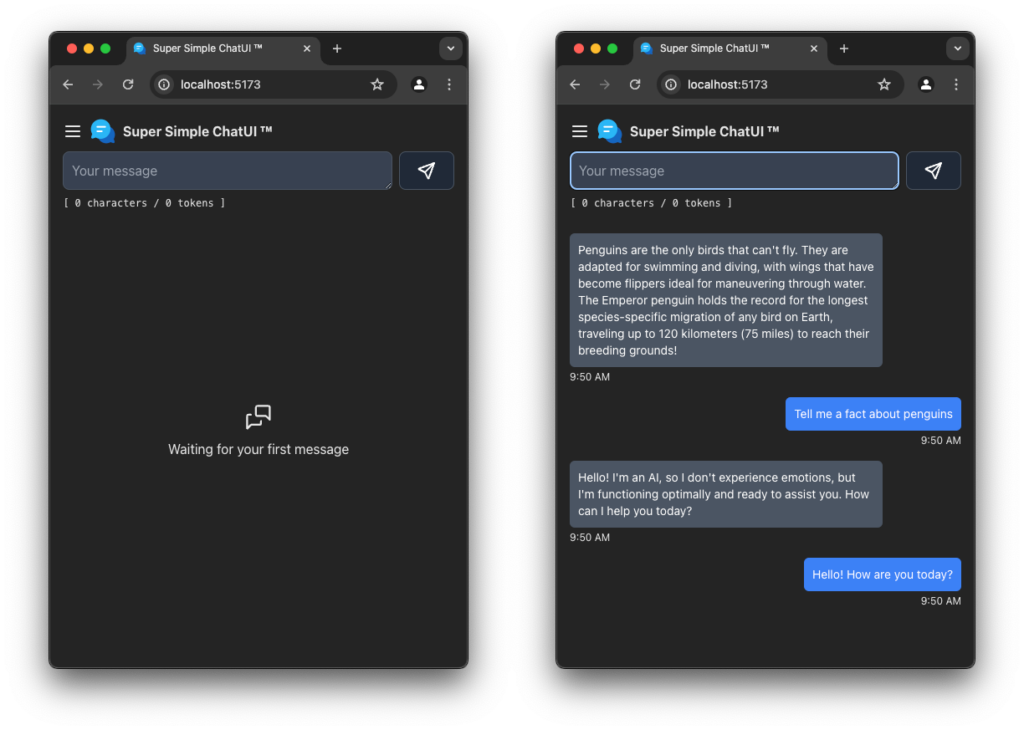 Project: Super Simple ChatUI - Dave Schumaker